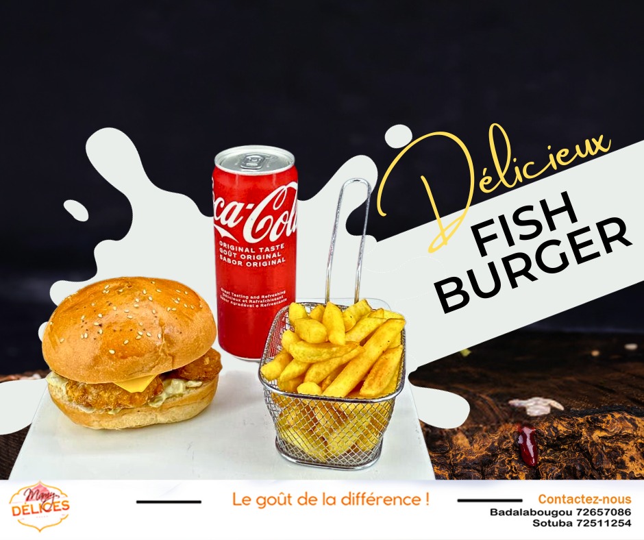 Menu Fish Burger - Mamy DELICES